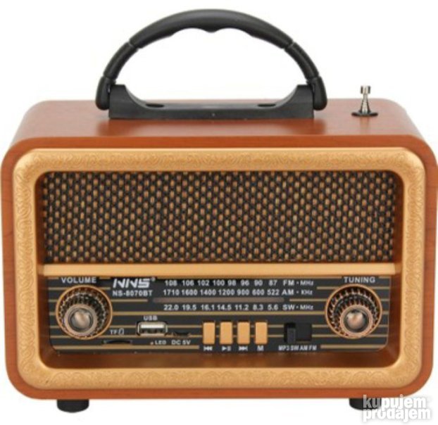 Bluetooth zvucnik i radio u Retro dizajnu – Malina Shop RS